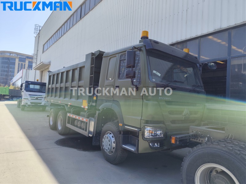 400HP SINOTRUK HOWO 6x4 Tipping Truck For Mozambique