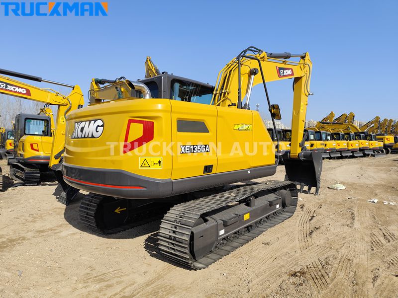 High-efficiency XCMG XE135GA 13.5 Tons Crawler Excavator For Rwanda
