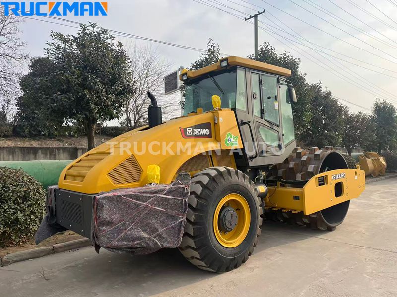 XCMG XS143JPD Single Drum Road Roller For Zimbabwe