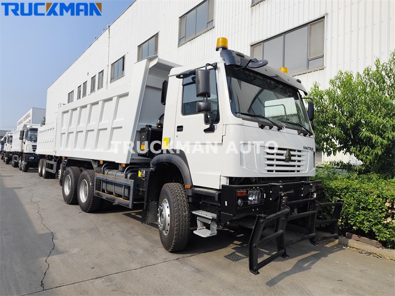 10 Wheels SINO TRUCK HOWO 371HP 6x4 Tipper Truck With Thickened Bumper ...
