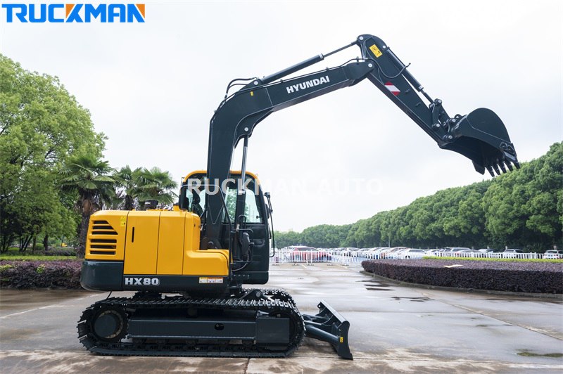 Mini HYUNDAI HX80 7 Tons Crawler Excavator