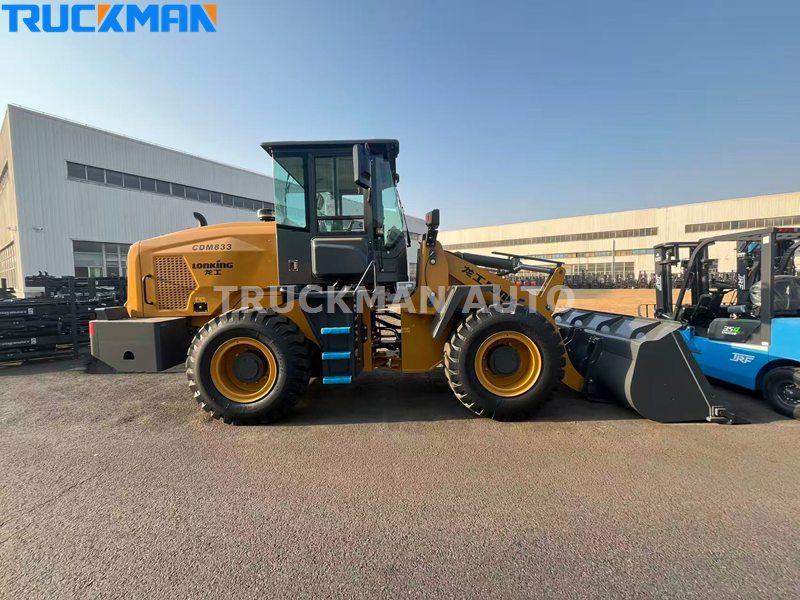 Cost Effective LONKING CDM833 3000 Kg Wheel Loader For Ecuador
