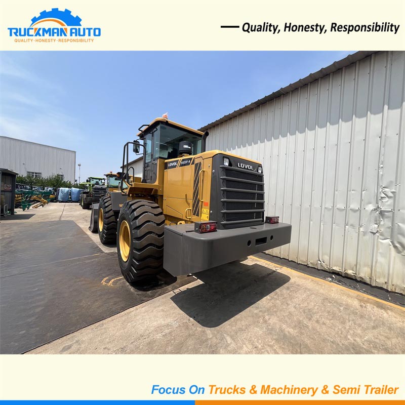 5 Tons Pay Loader LOVOL FL955F-II Wheel Loader For Road Construction