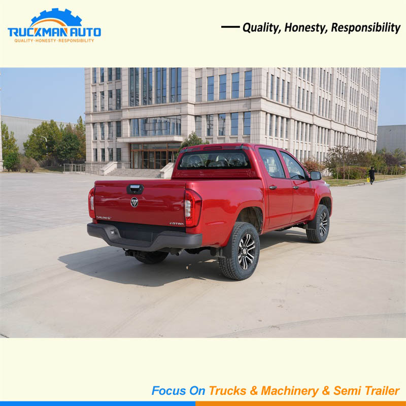 New Red FOTON TUNLAND G7 4X4 Pickup Truck For Tanzania