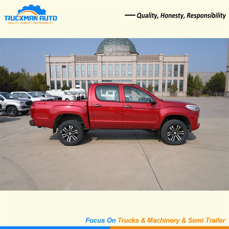 New Red FOTON TUNLAND G7 4X4 Pickup Truck For Tanzania