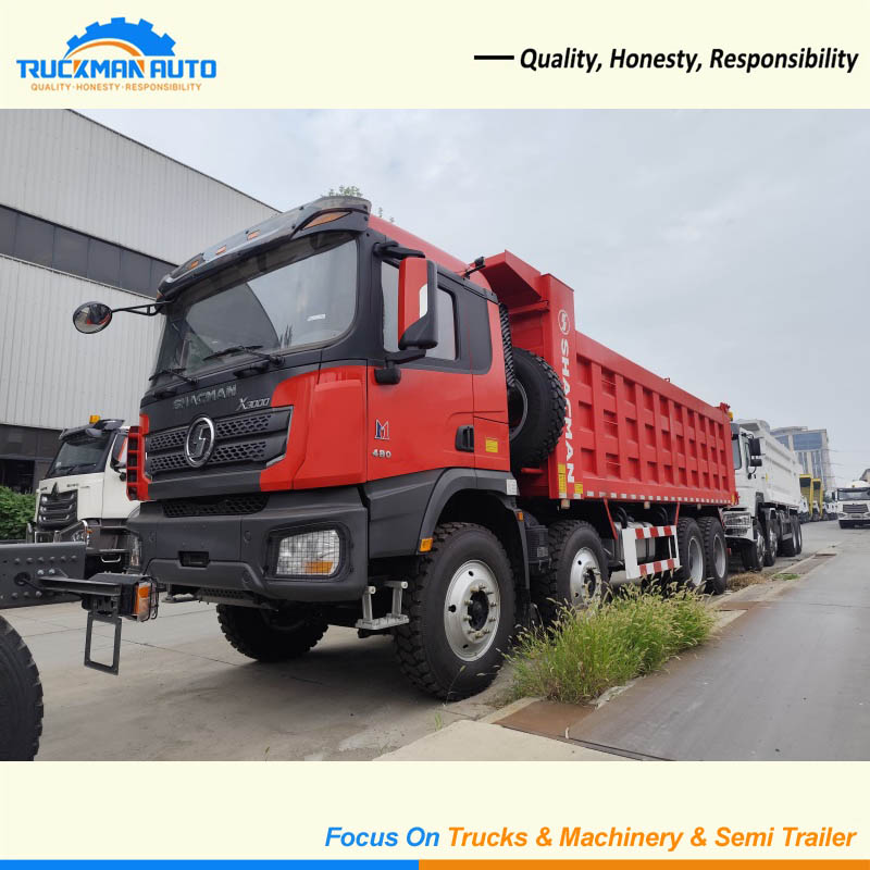 SHACMAN X3000 8x4 50 Tons Tipper Truck With CUMMINS Engine