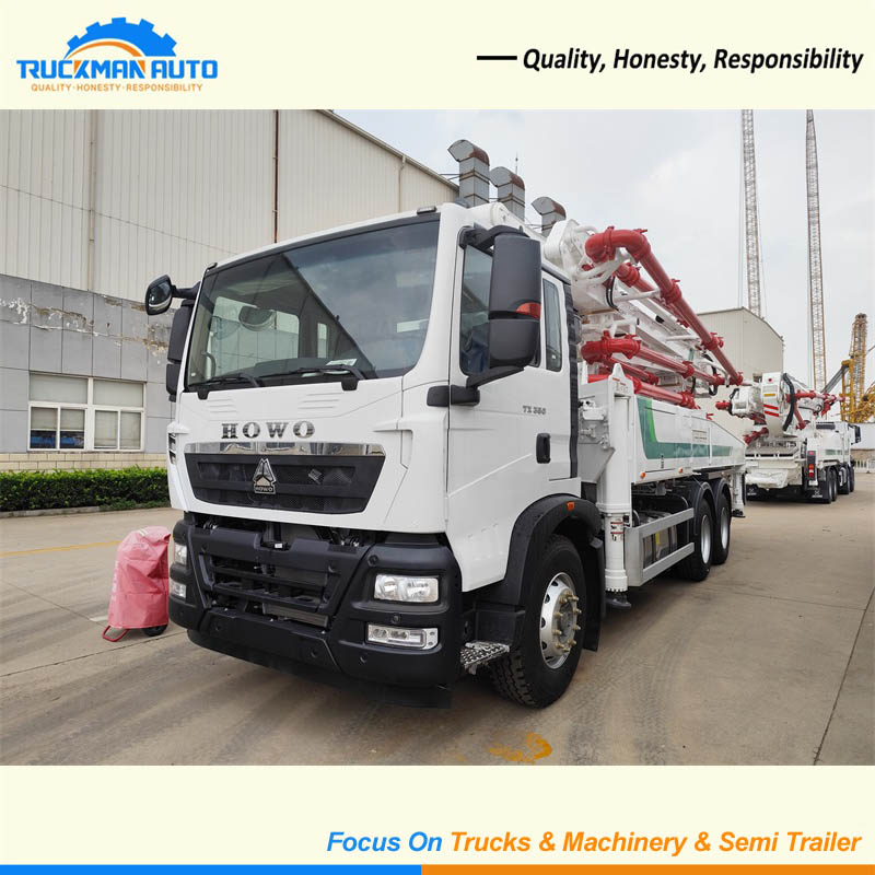 37m SINOTRUK HOWO TX 6X4 XCMG SCHWING XS37 Concrete Pump Truck