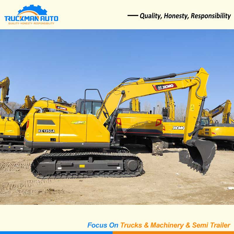 Fuel-efficient XCMG XE135GA 13500Kg Crawler Excavator For Rwanda